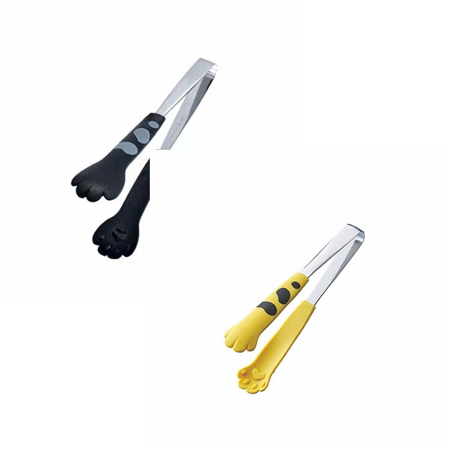 Bagmrteho Cat Tongs 7 Inch Food Tongs Kitchen Tongs Cat Tongs Stainless ...
