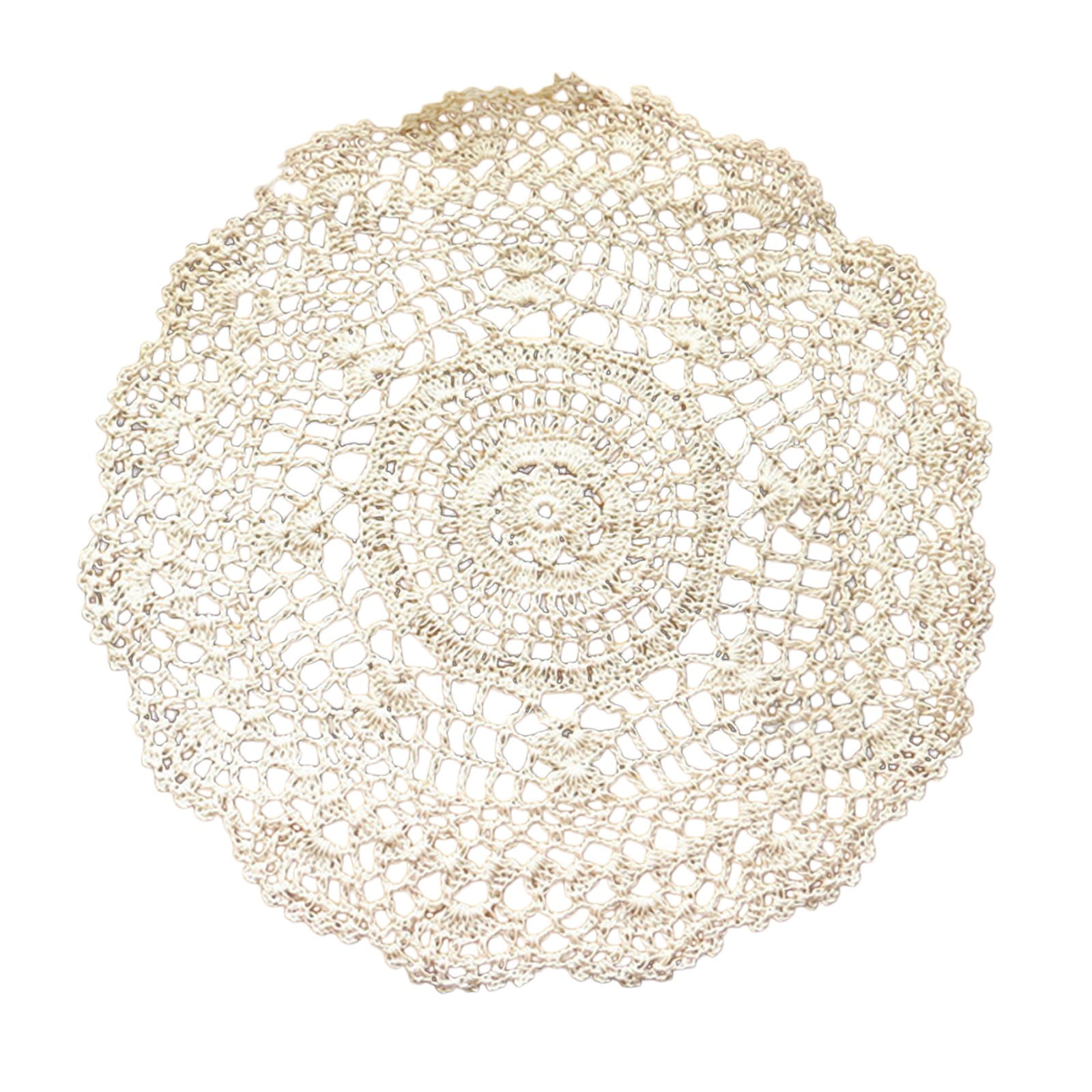 Bagmrteho White Handmade Crochet Doilies Table Mats Lace Doilies Doily ...