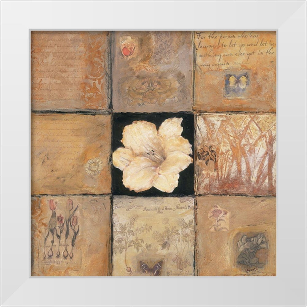 Bagnato, Judi 20x20 White Modern Wood Framed Museum Art Print Titled ...