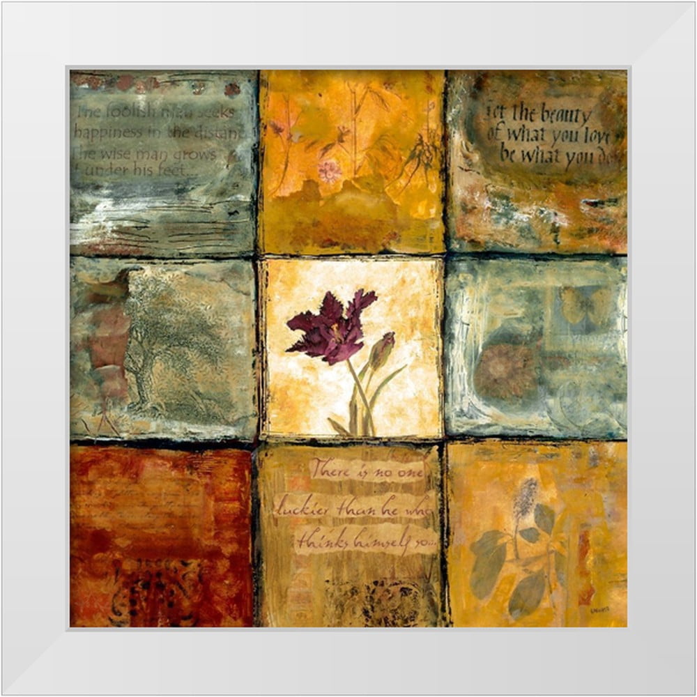 Bagnato, Judi 20x20 White Modern Wood Framed Museum Art Print Titled ...