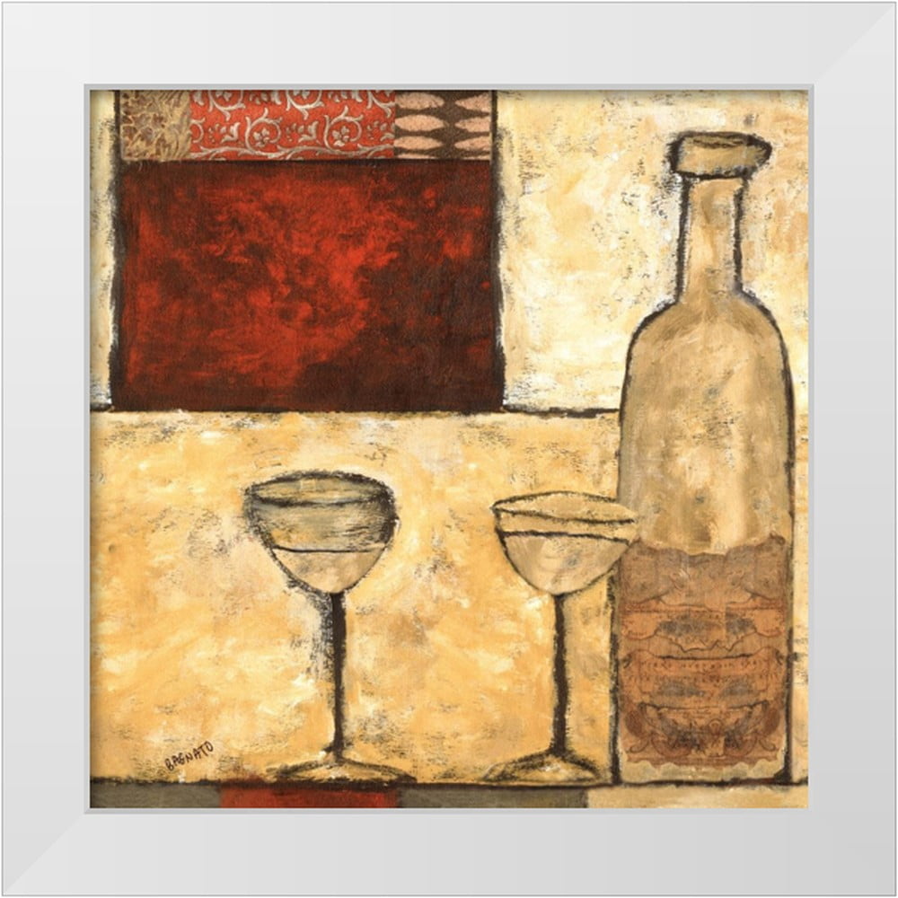 Bagnato, Judi 20x20 White Modern Wood Framed Museum Art Print Titled ...