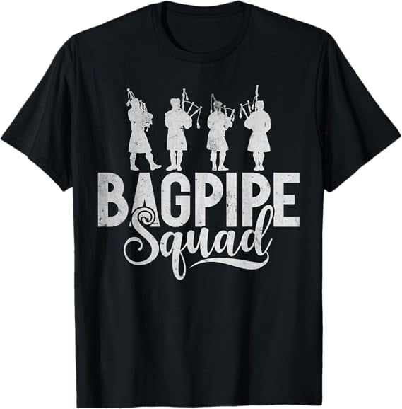 Bagpipe Squad Bagpiper T-Shirt - Walmart.com