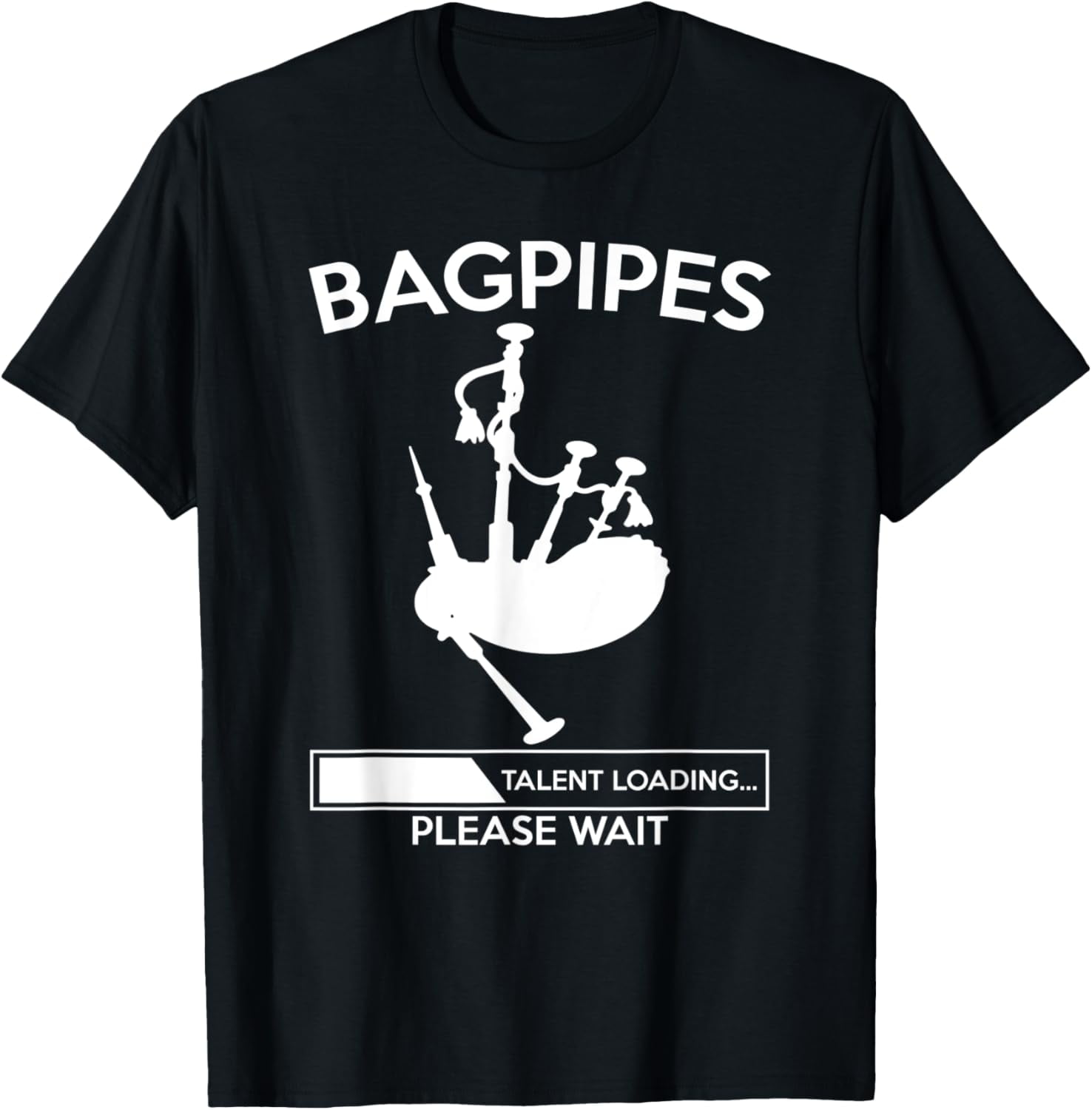 Bagpipes Bagpipe Pipe Bag Gift Sack Pipe Scottish T-Shirt - Walmart.com