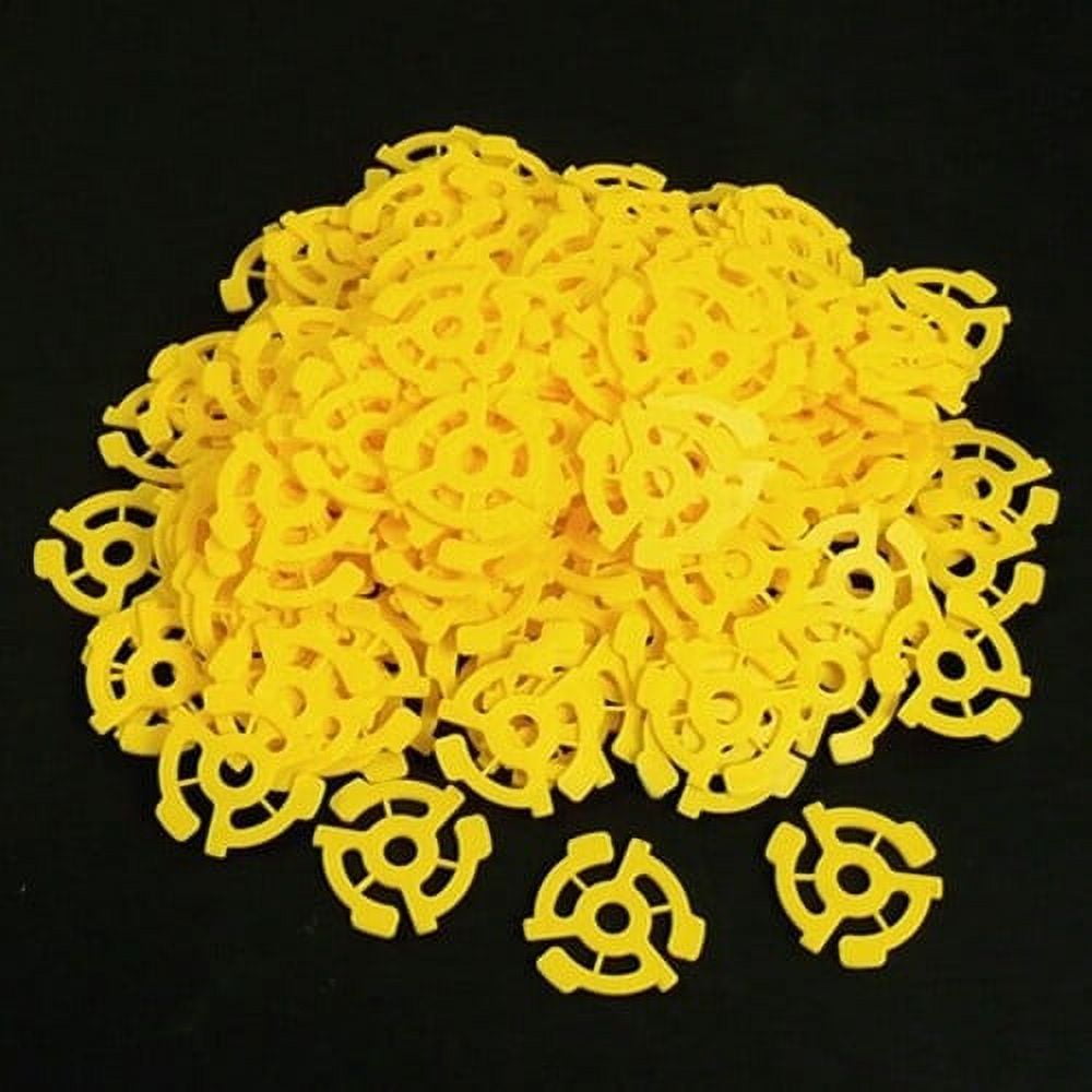 Bags Unlimited, 7 Inch 45 RPM Record Inserts, Yellow, 100 Pack, Center ...