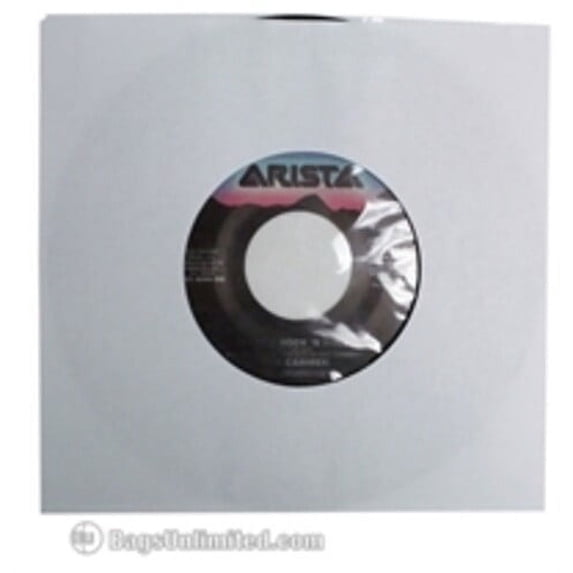 Bags Unlimited S7P - 7 IN 45RPM Paper Record Sleeve - Polylined - 100 ...