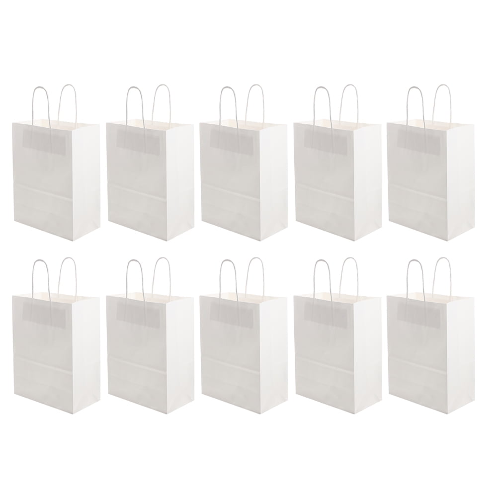 YSNOOWE Strong Bearing Capacity Paper Bags For Takeout 10Set 10.6x8.3x5 ...
