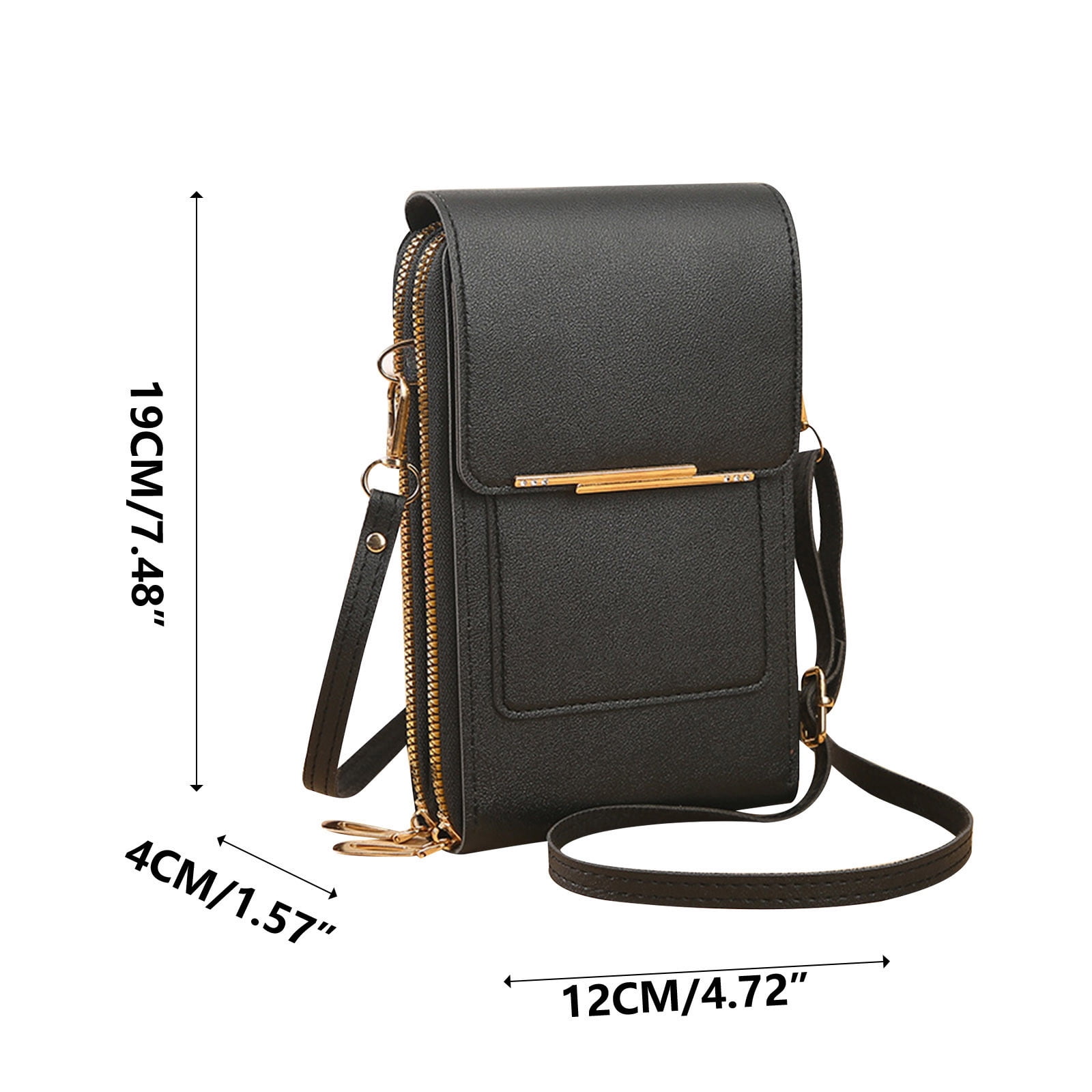 Bags for Women Oppose-Theft Leather Bag Screen Phone Bag for Carrying ...