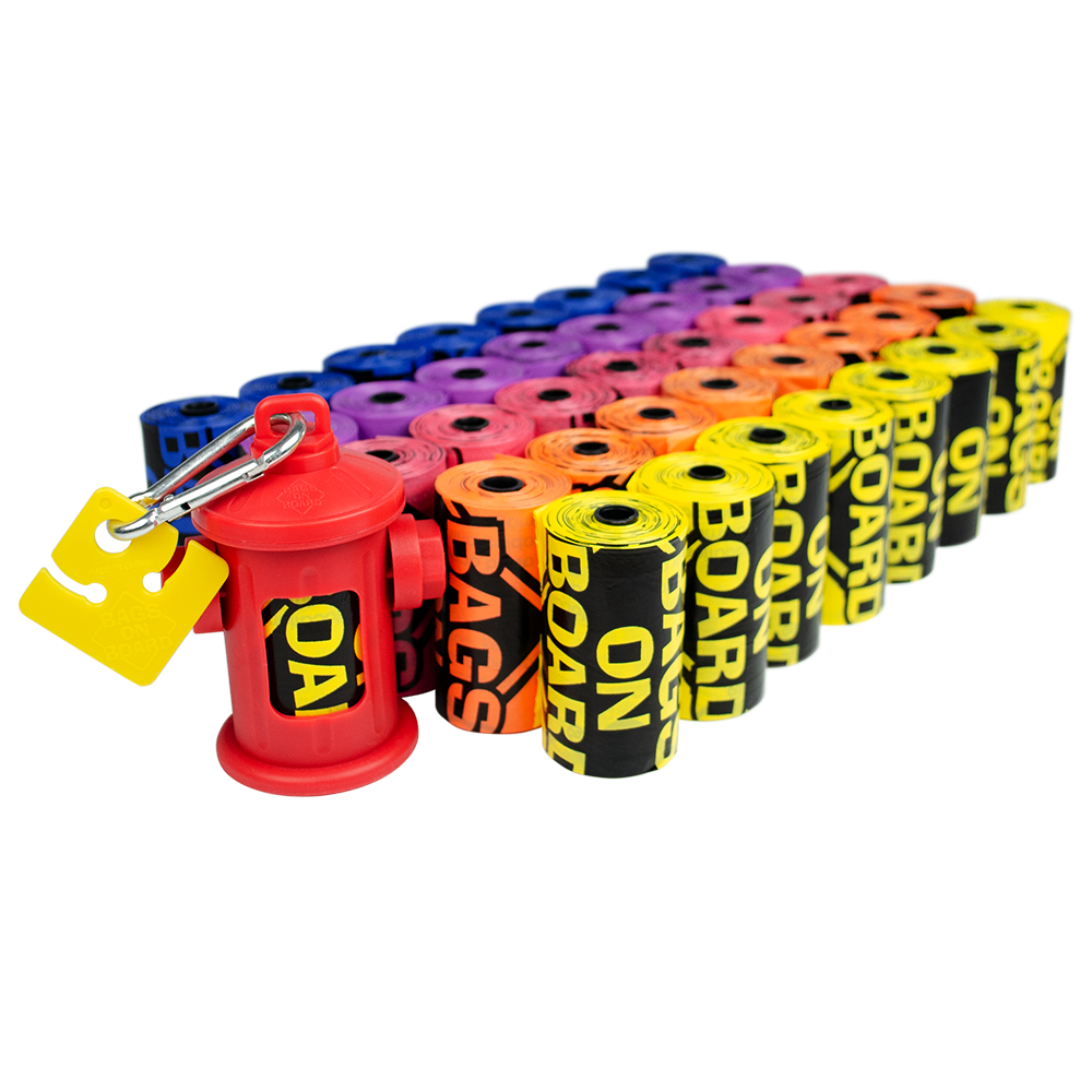 Bags on Board Poop Bags for Dogs - 9" x 14" - 600 Count - Assorted ...