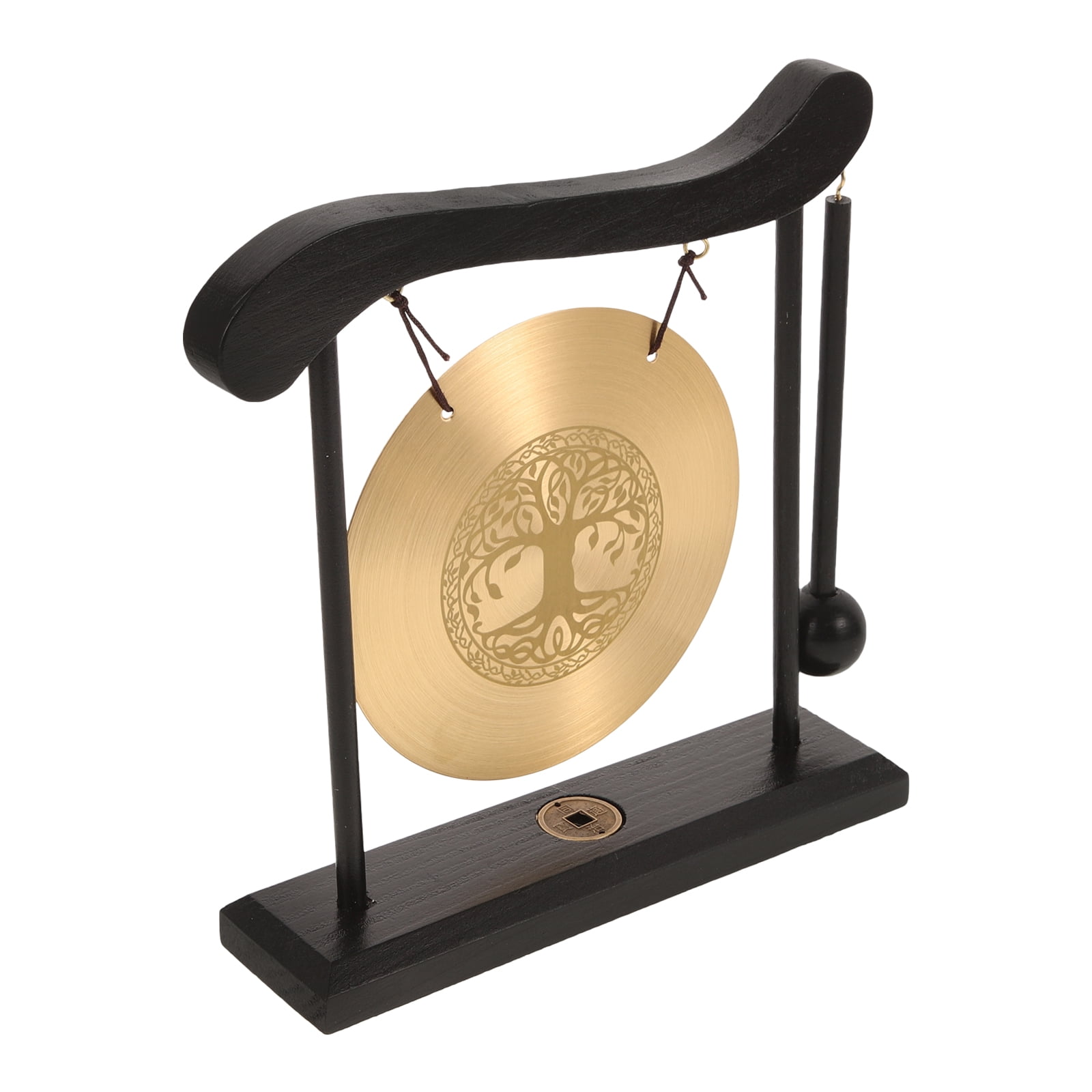 Bagua 100-year-old Gong Desktop Metal Gong Desktop Adorn Golden ...