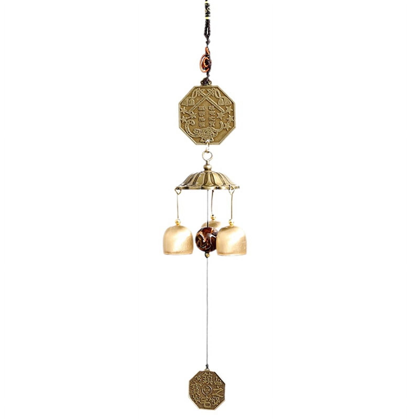 Bagua Mascot Metal Wind Chime Pendant, Copper Bell, Japanese Pendant ...