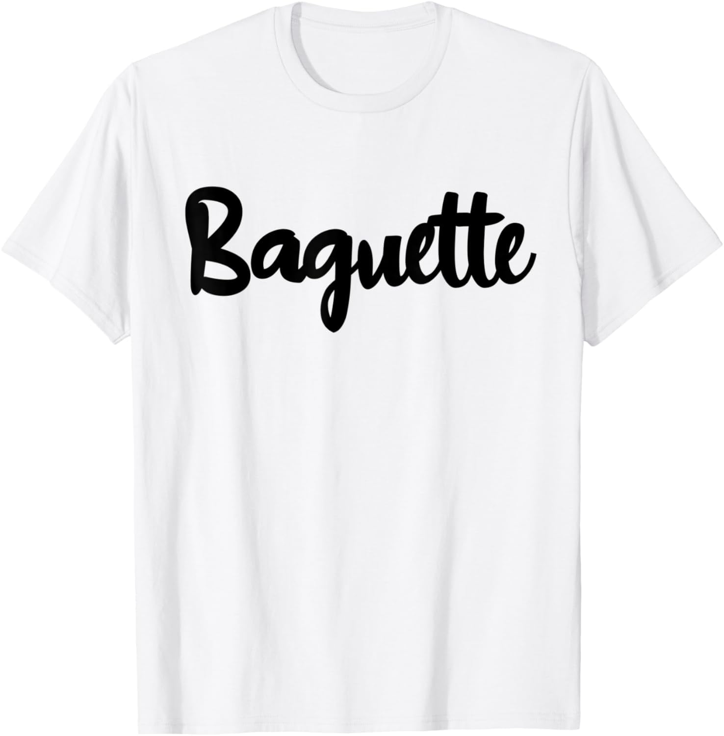 Baguette French Bread France French Saying Word French Quote T-Shirt ...