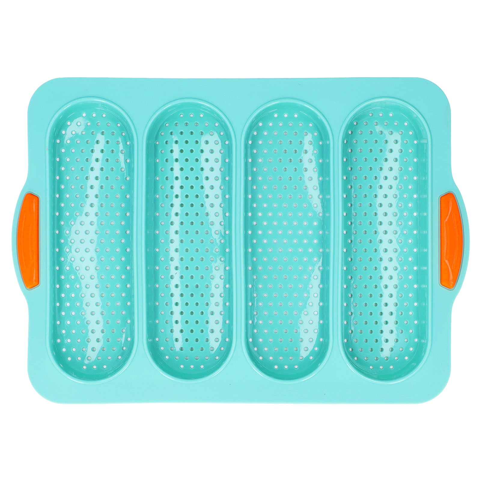 Baguette Mold 4 Grooves Silicone Soft Smooth Surface Bread Mould Baking ...