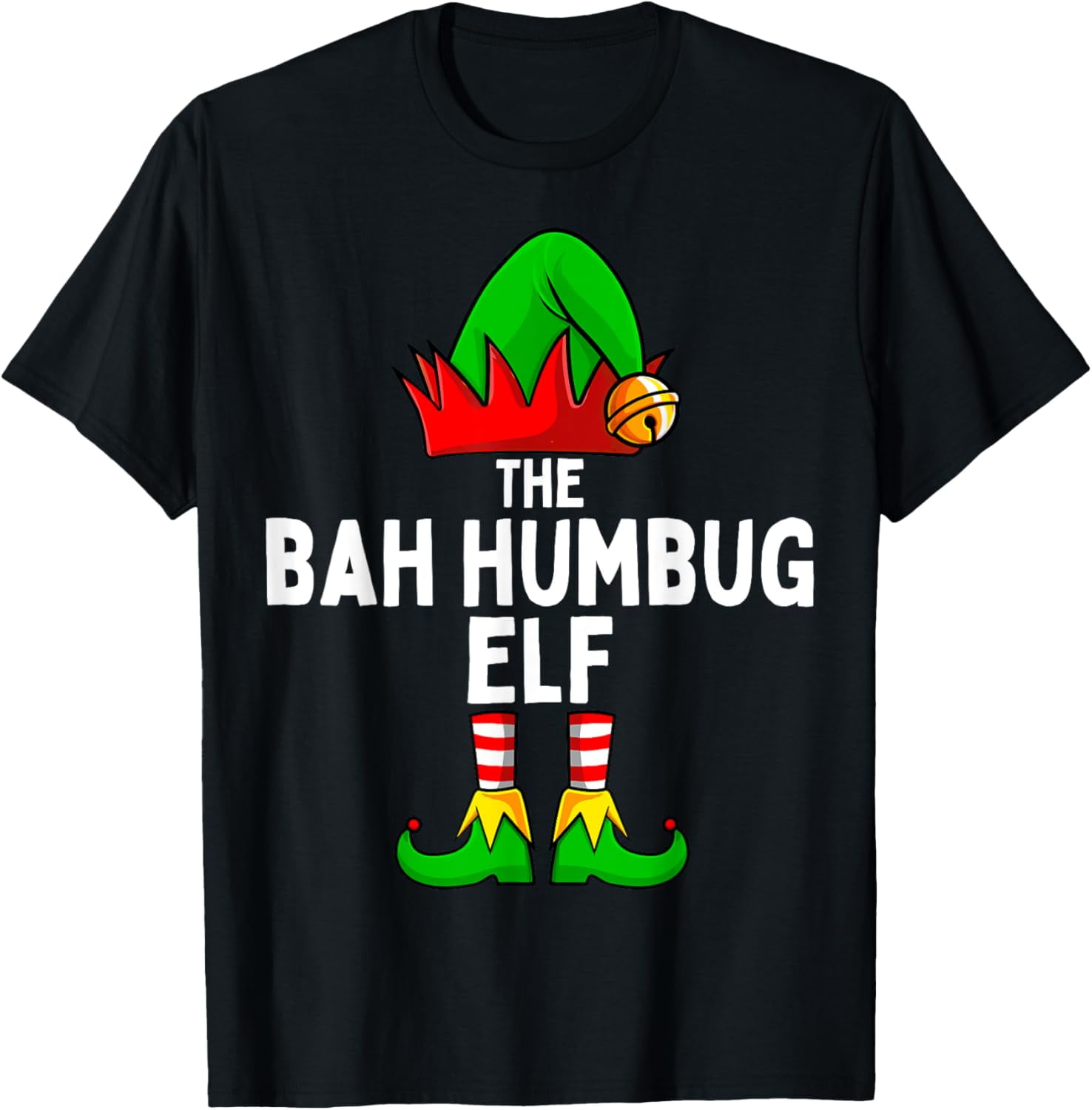 Bah Humbug Elf Matching Family Christmas T-Shirt - Walmart.com
