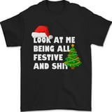 Bah Humbug Festive & Sh!t Christmas Xmas Mens T-Shirt - Unisex, Sizes S ...