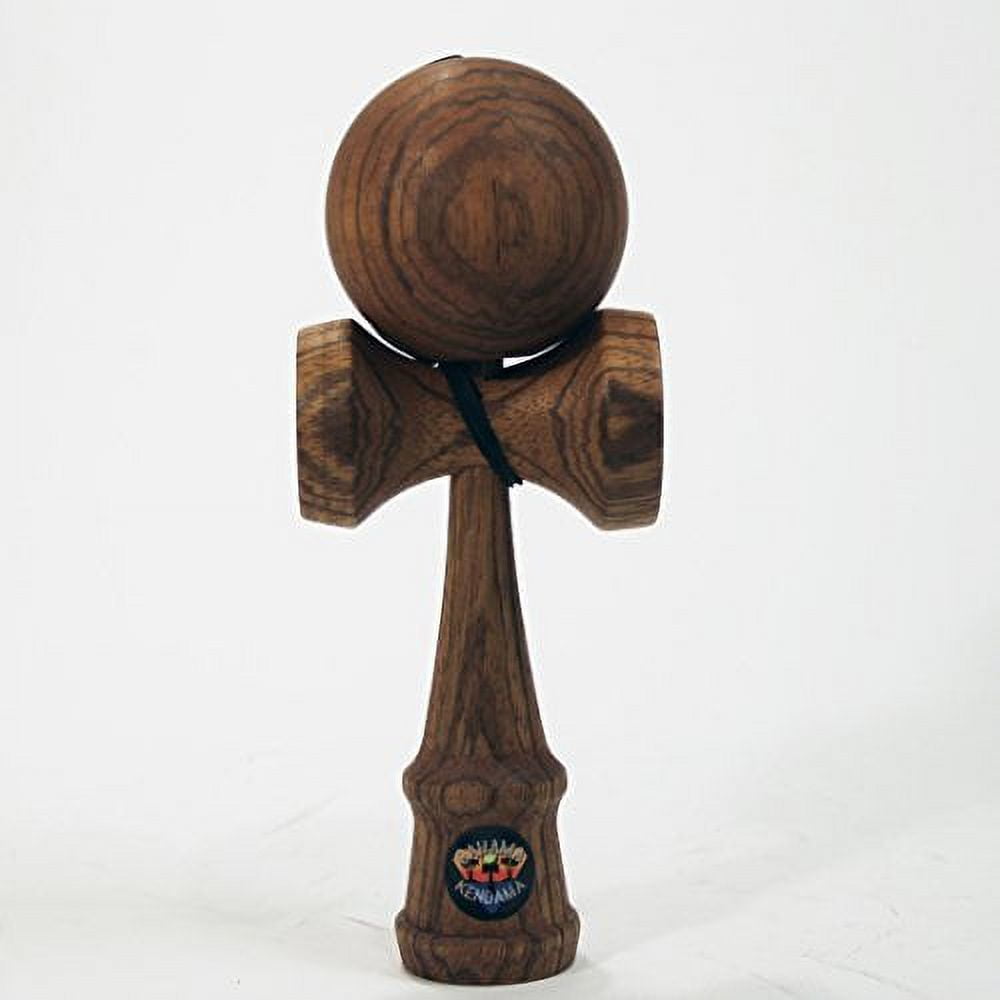 Bahama Kendama Deluxe Stained Zebrawood Kendama -Zebra Wood- Walnut ...