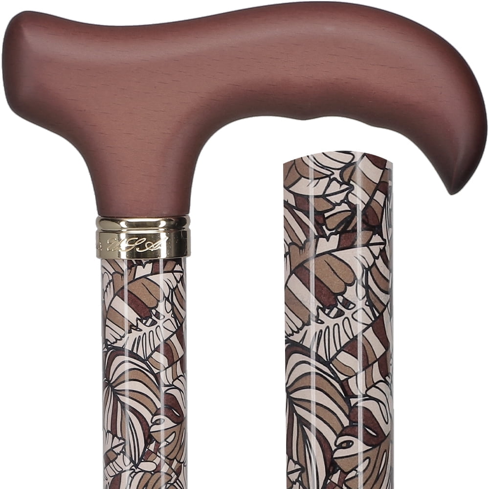 Royal RC Canes Bahama Leaf Designer Adjustable Bold Walking Cane ...