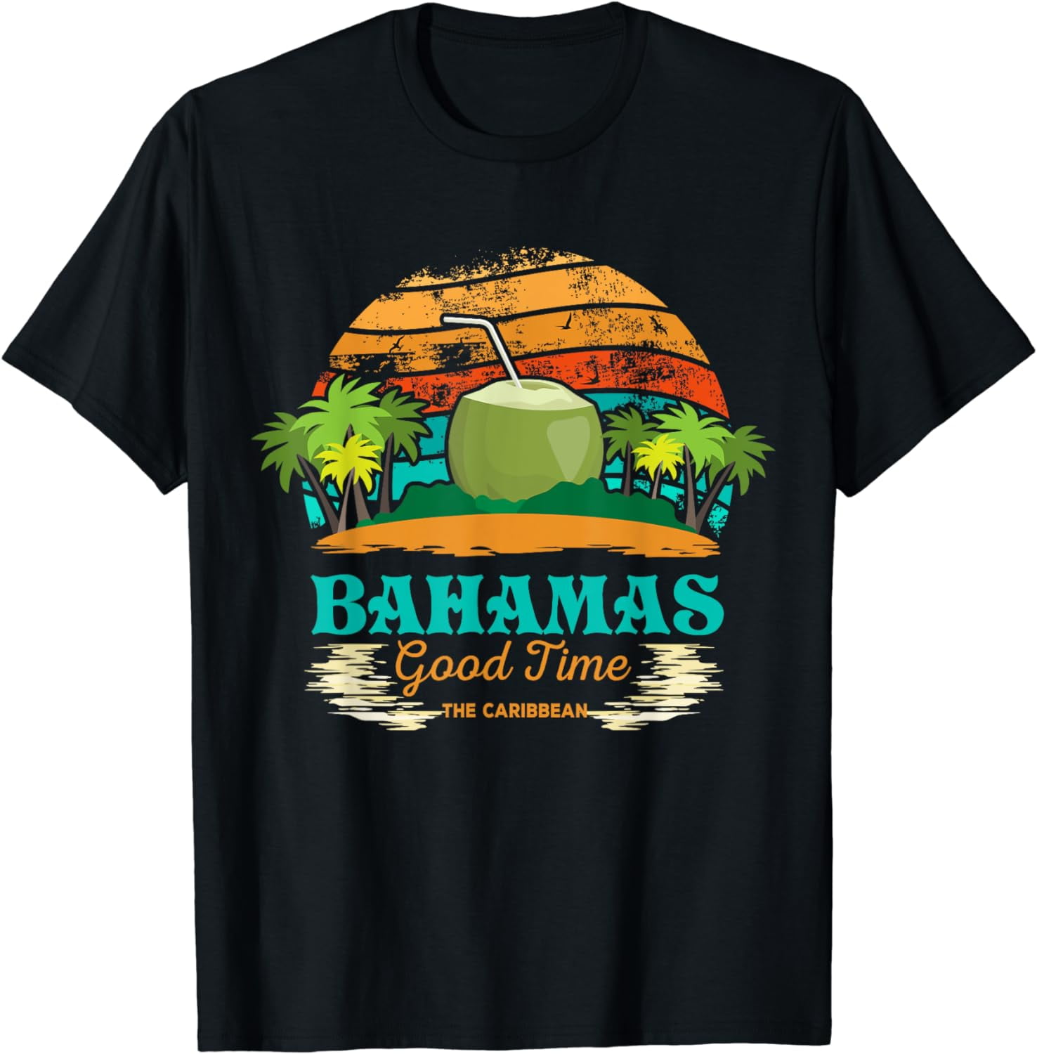 Bahama Shirts For Men Souvenir Palm Tee Family Vacation T-Shirt ...