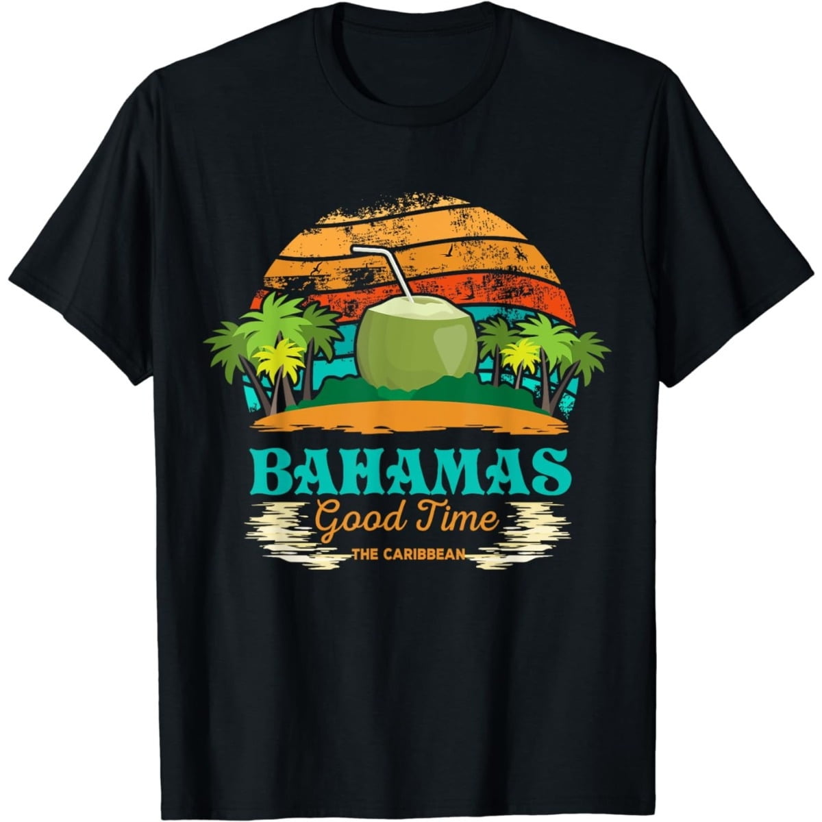 Bahama Shirts For Men Souvenir Palm Tee Family Vacation T-Shirt ...