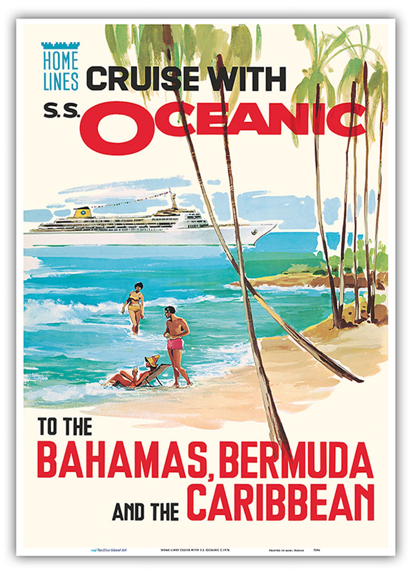 Bahamas Bermuda and the Caribbean - Home Lines Cruise with S.S. Oceanic ...