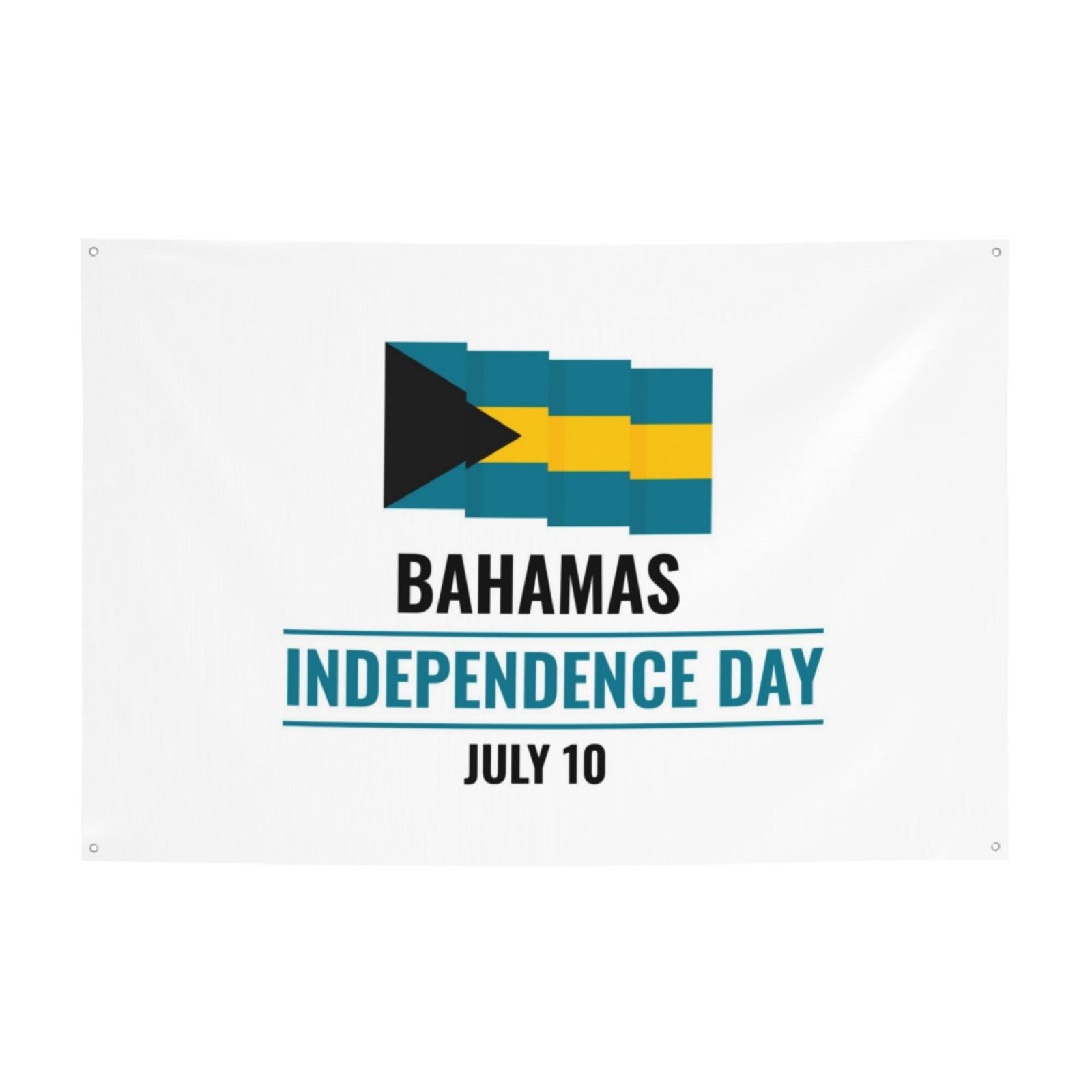 Bahamas Flag Independence Day 2024 Large Banner Party Decorations Sign ...