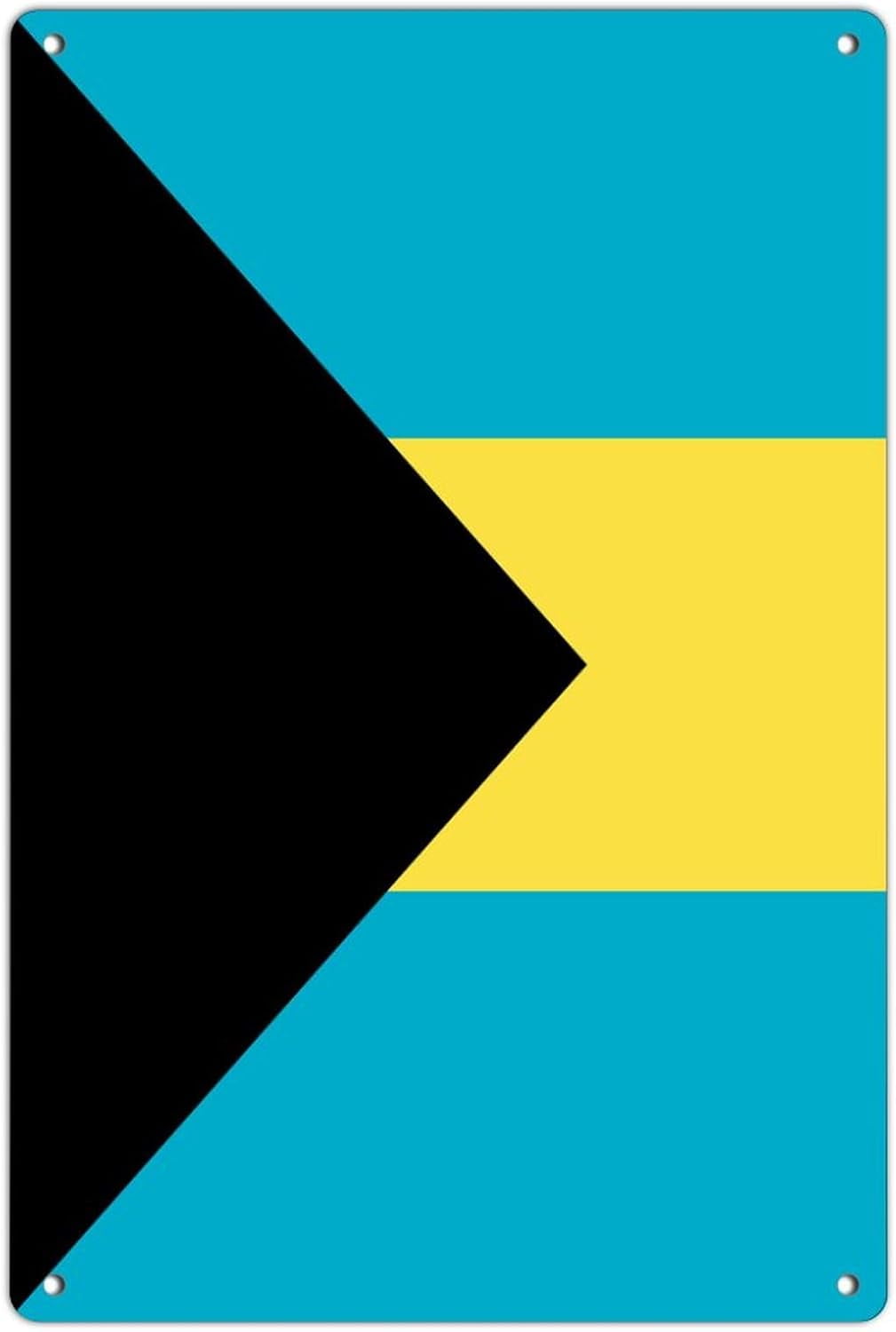 Bahamas Flag Metal Signs 8 X 12 Inches Wall Plaque for Home - Walmart.com