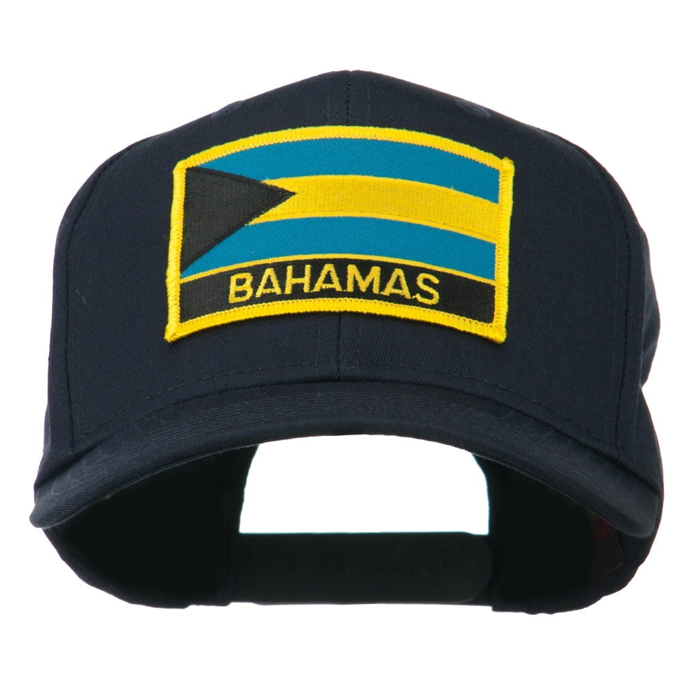Bahamas Flag Patched High Profile Cap - Navy OSFM - Walmart.com
