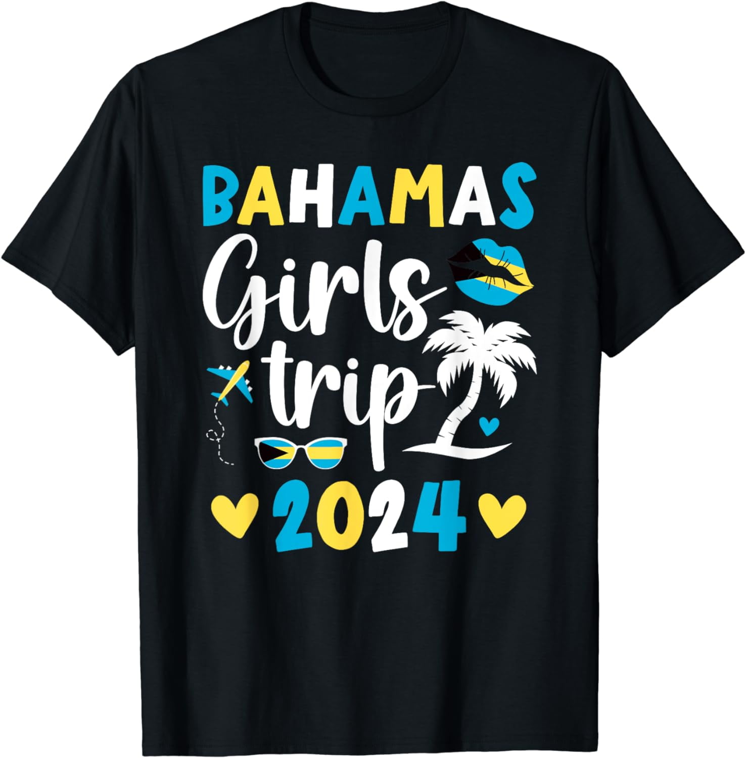Bahamas Girls Trip 2024 Bahamas Vacation 2024 Girls Travel T-Shirt ...