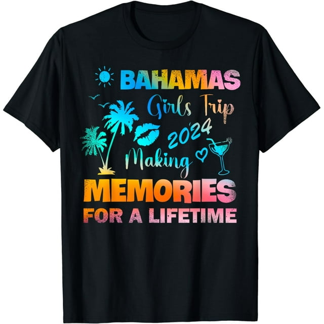 Bahamas Girls Trip 2024 Women Beach Weekend Summer Vacation T-Shirt ...