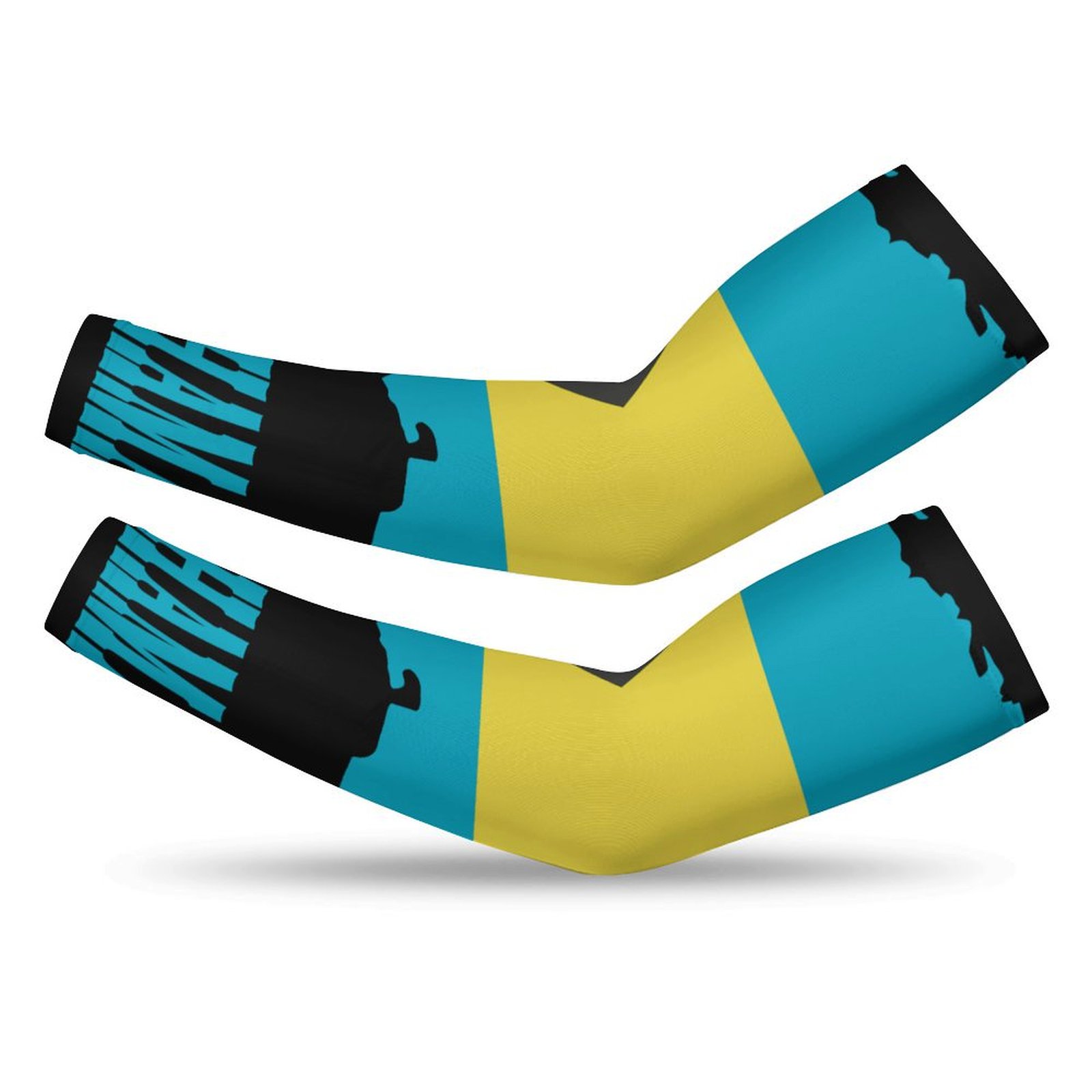 Bahamas Map Flag Ice Cooling Arm Sleeves for Men Women,Patriotic Flag ...