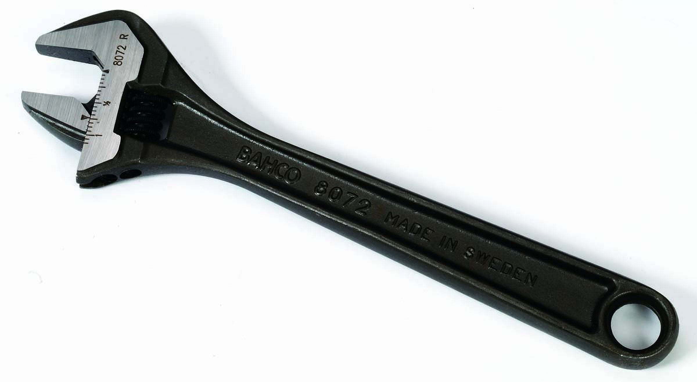 Bahco 8073 R US Adjustable Wrench, 12-Inch, Black C80 - Walmart.com