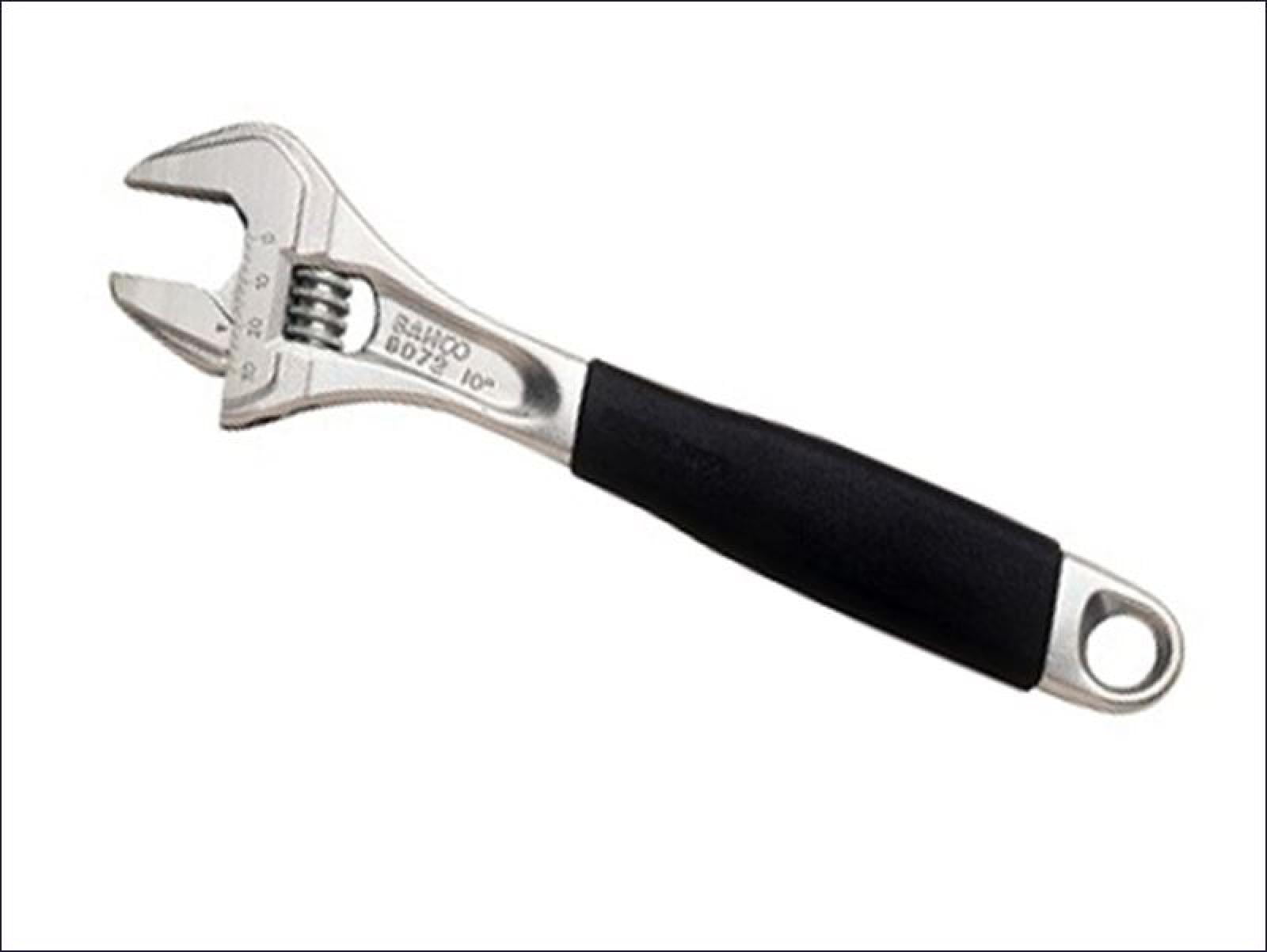 Bahco - 9071C Chrome ERGO™ 8in Adjustable Wrench with 16º Angle ...