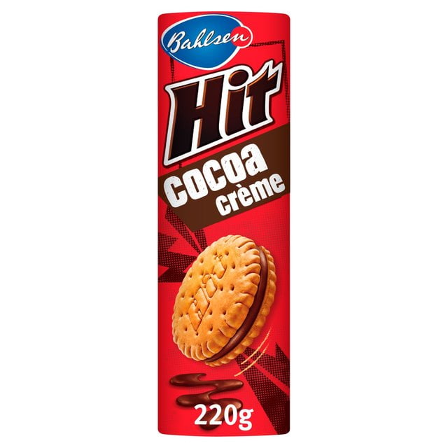 Bahlsen Hit Cocoa Creme Milk Chocolate Sandwich Biscuits 220g - Walmart.com