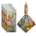 Bahomeck Cloth Napkins Set Of 4,18*18 Inch Washable Polyester Napkins ...