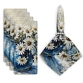 Bahomeck Cloth Napkins Set Of 4,18*18 Inch Washable Polyester Napkins ...