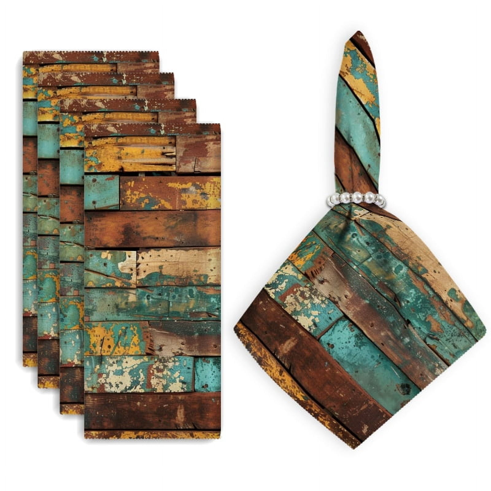 Bahomeck Cloth Napkins Set Of 4,18*18 Inch Washable Polyester Napkins ...