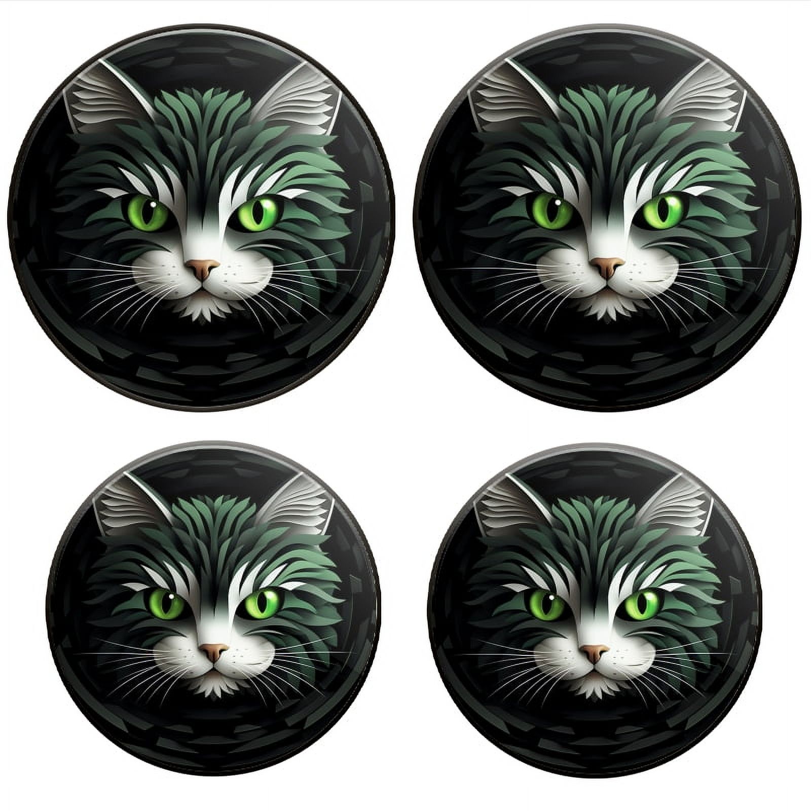 BaHomeck Electric Stove Burner Covers Set of 4,Round Metal Gas Stove ...