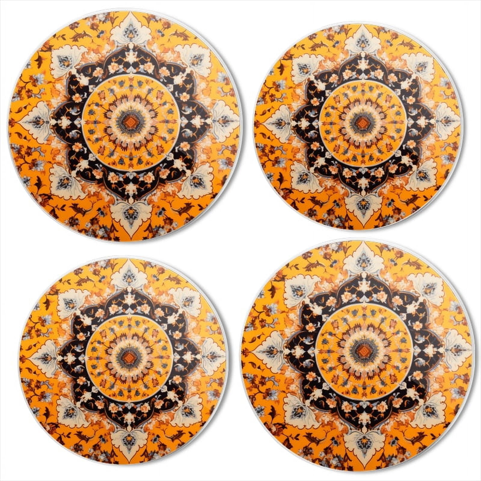 Bahomeck Electric Stove Burner Covers Set Of 4,Intricate Design Of ...