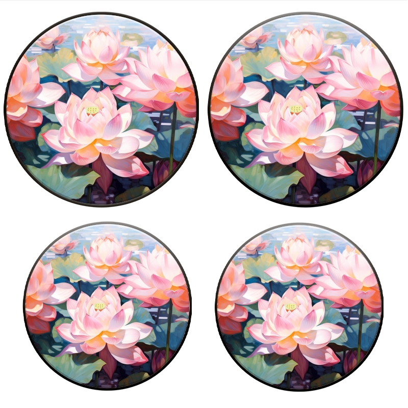 BaHomeck Electric Stove Burner Covers Set of 4,Round Metal Gas Stove ...