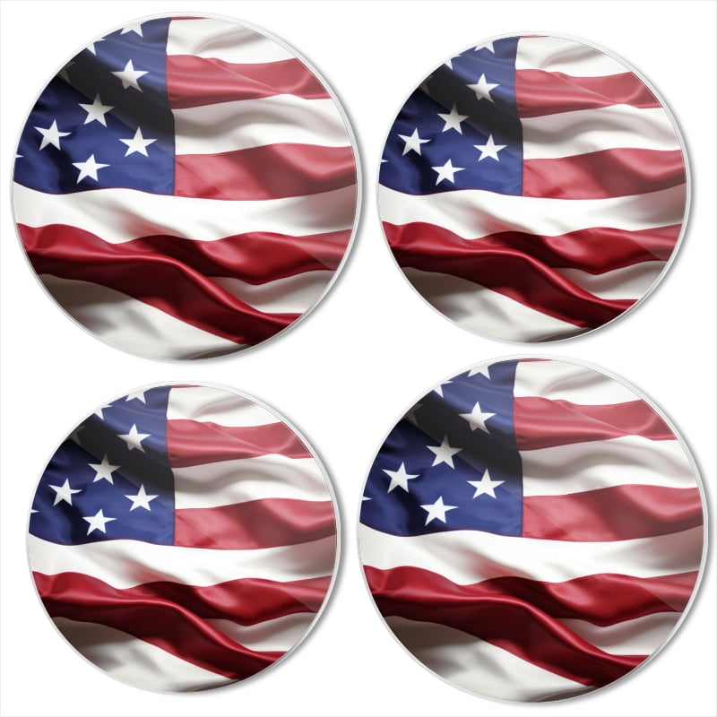Bahomeck Electric Stove Burner Covers Set Of 4,Red And White Stripes ...