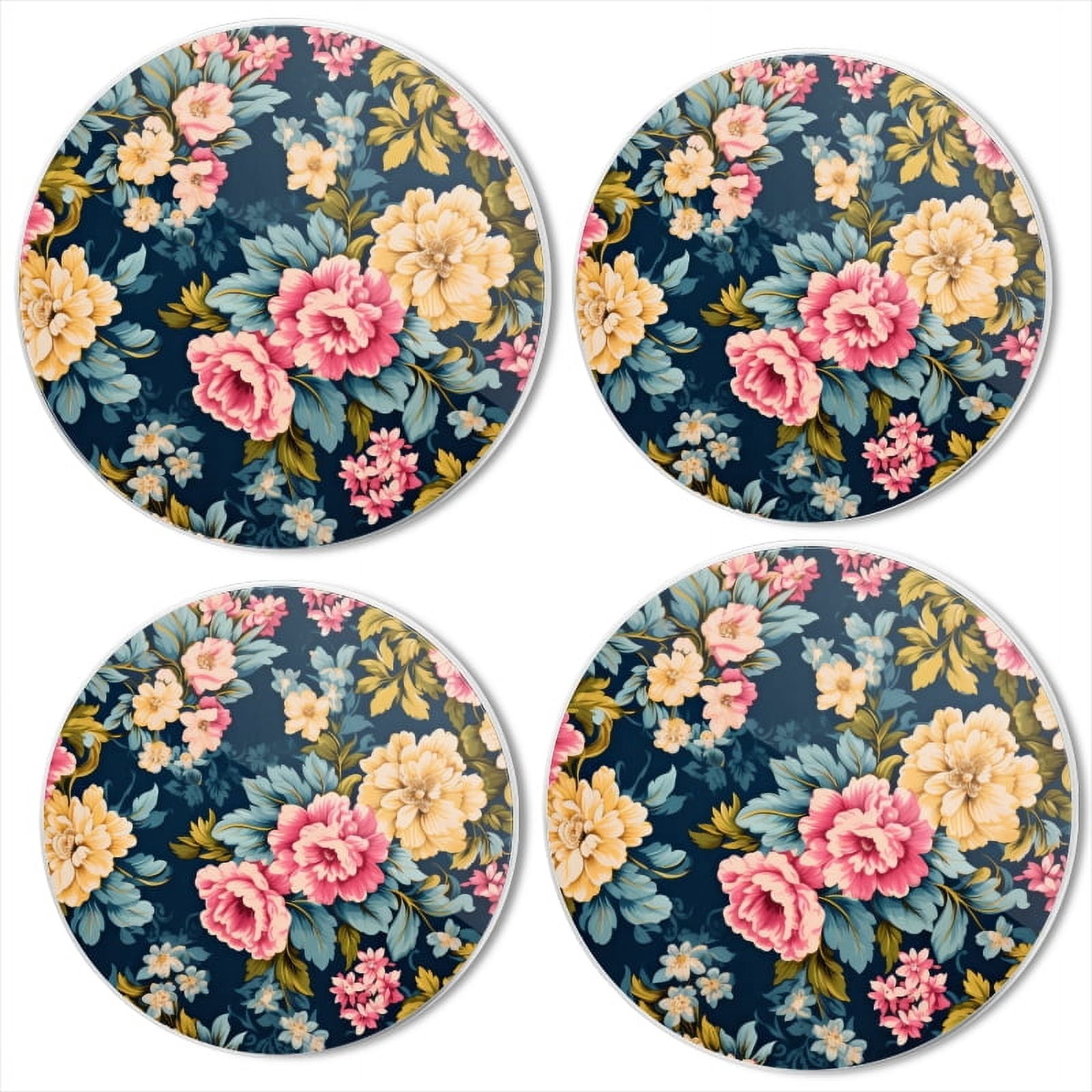 BaHomeck Electric Stove Burner Covers Set of 4,Round Metal Gas Stove ...