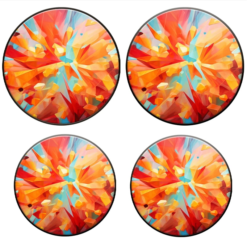 Bahomeck Electric Stove Burner Covers Set Of 4,Abstract Explosion Of ...