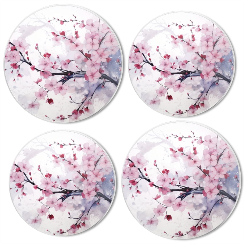 Bahomeck Electric Stove Burner Covers Set Of 4,Delicate Watercolor ...