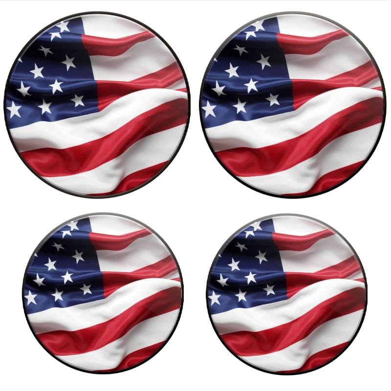 Bahomeck Electric Stove Burner Covers Set Of 4,Red And White Stripes ...