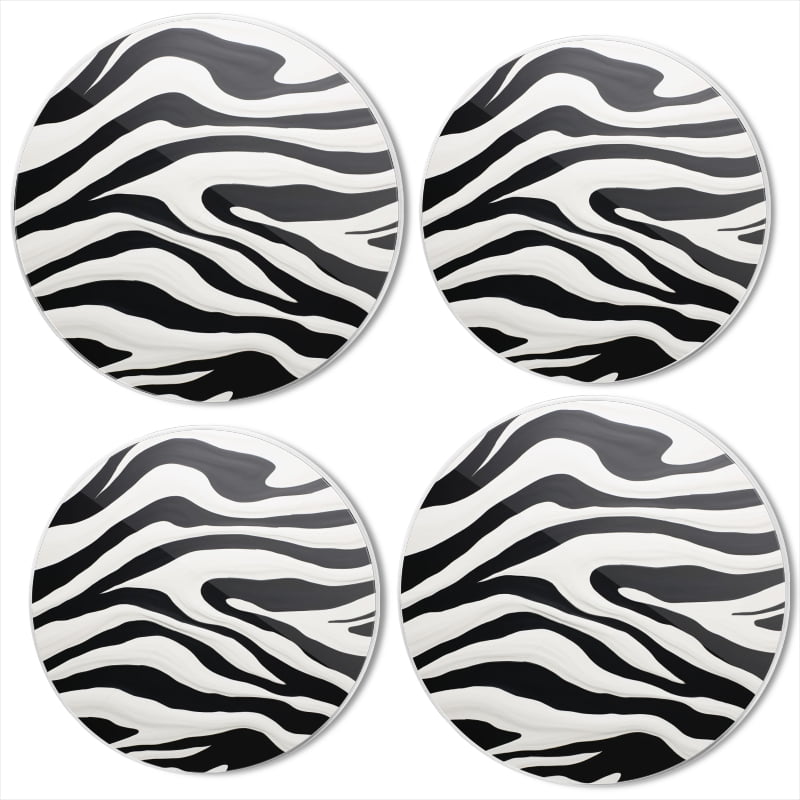 Bahomeck Electric Stove Burner Covers Set Of 4,The Texture Of Zebra ...