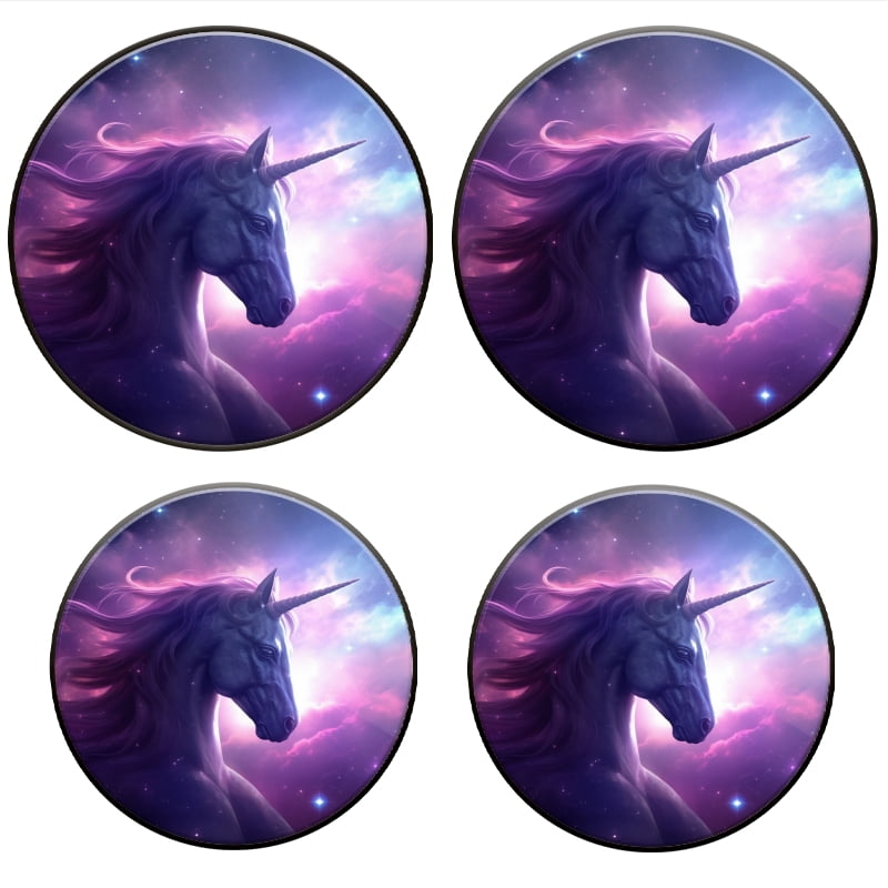 Bahomeck Electric Stove Burner Covers Set Of 4,Unicorn With Flowing ...