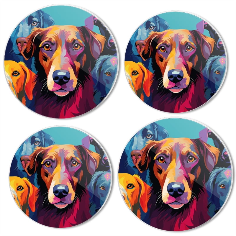 Bahomeck Electric Stove Burner Covers Set Of 4,Vibrant And Colorful ...