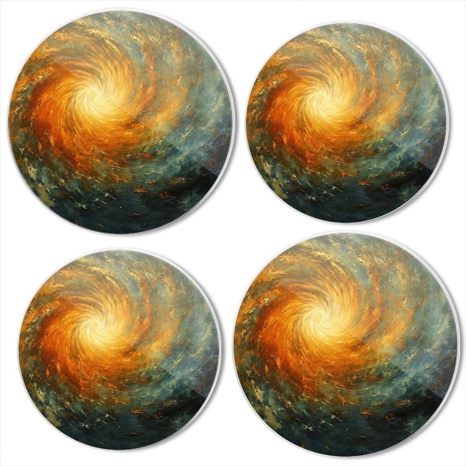 BaHomeck Electric Stove Burner Covers Set of 4,Round Metal Gas Stove ...