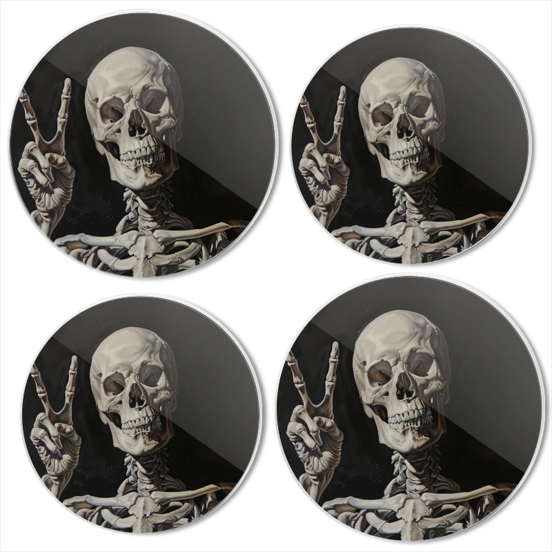Bahomeck Gas Stove Burner Cover Set Of 4,Human Skeleton Isolated Over ...