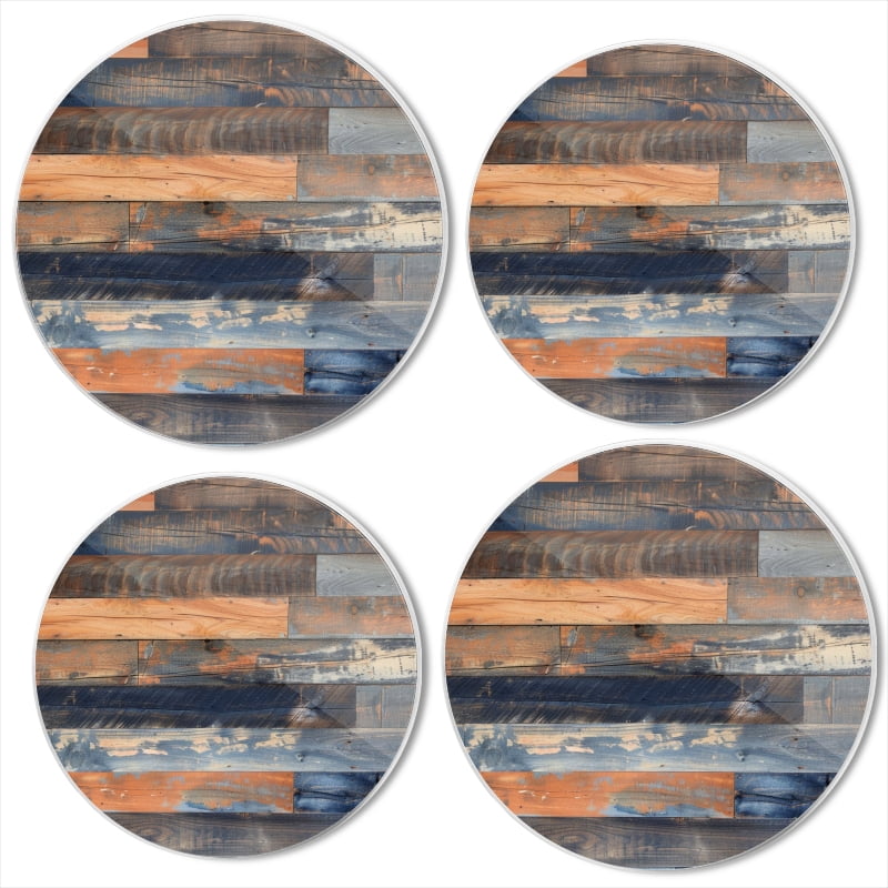 Bahomeck Gas Stove Burner Cover Set Of 4,Wall Made Of Reclaimed Wood ...