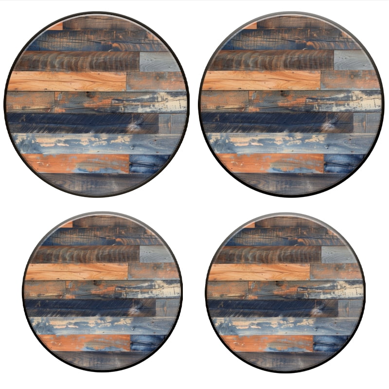 Bahomeck Gas Stove Burner Cover Set Of 4,Wall Made Of Reclaimed Wood ...